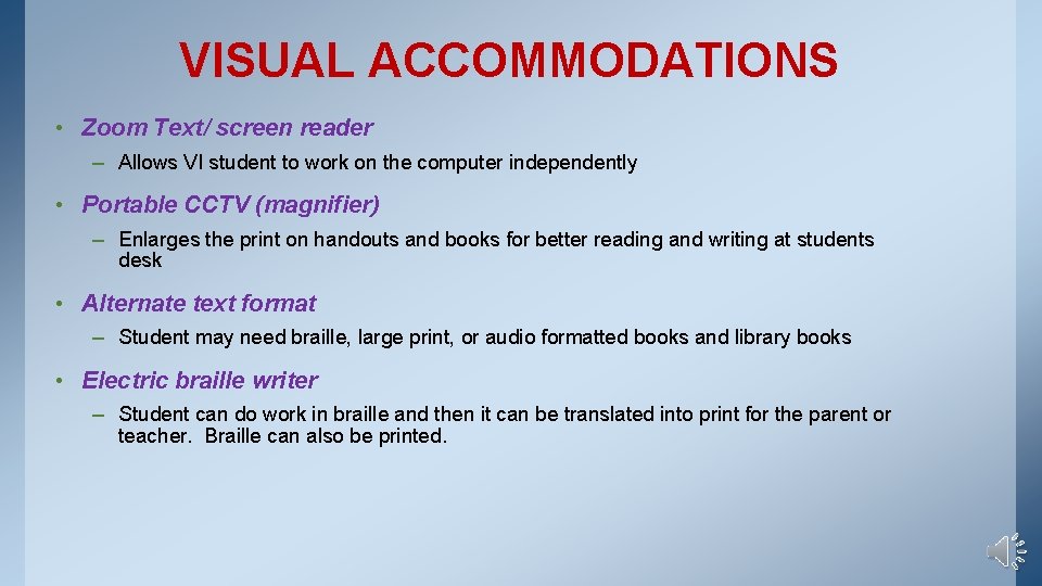 An Exceptional Classroom for Exceptional Students By Michelle