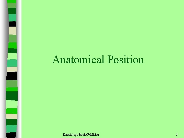Human Anatomy Chapter 3 Table of Contents n