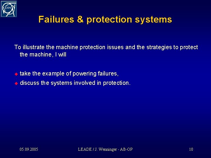 Protection Against Accidental Beam Losses at the LHC
