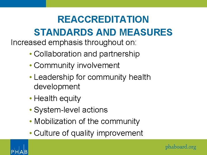 Public Health Department Accreditation Update for CA Rural