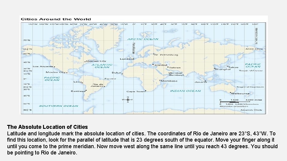 UNIT 1 LESSON 1 SECTION 3 Latitude and