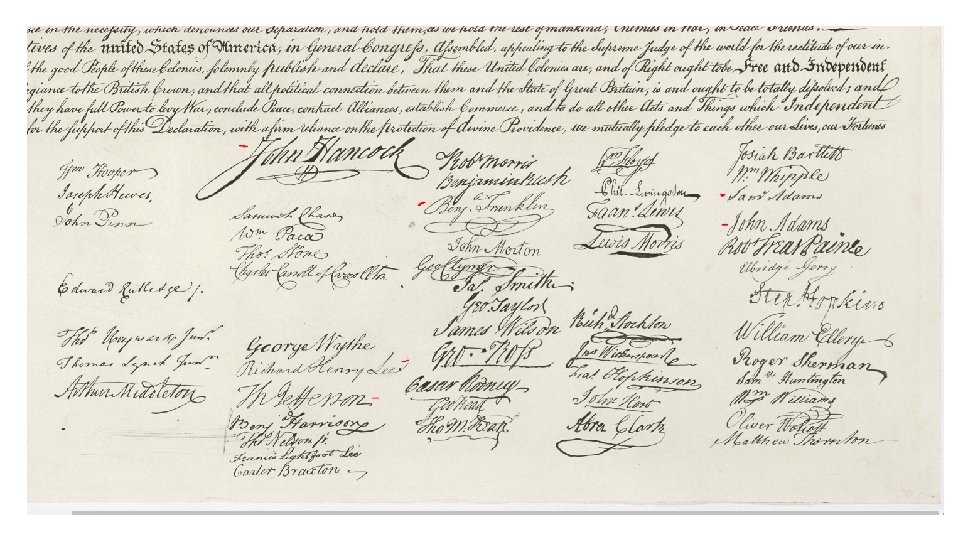 Chapter 5 The Spirit of Independence Lesson 1