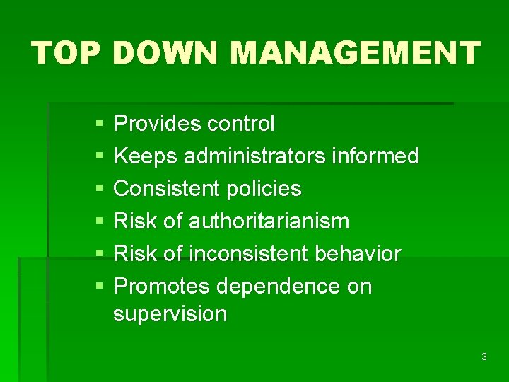 OVERVIEW OF MANAGEMENT PRINCIPLES AND PRACTICE Nonprofit Management