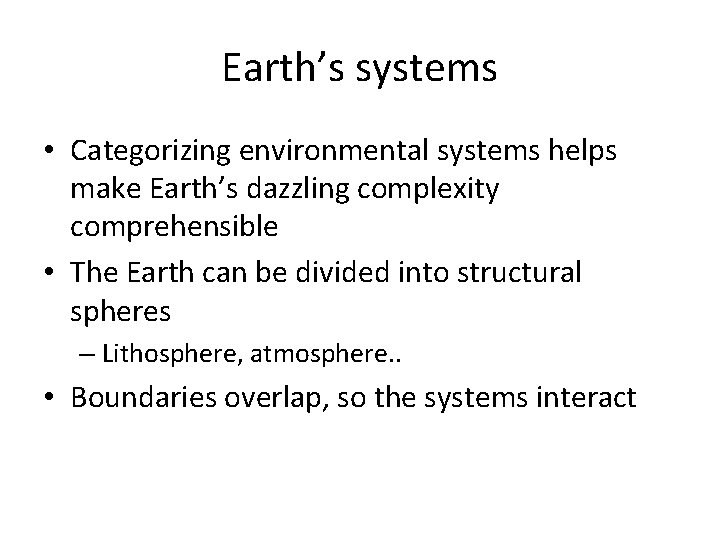 Chapter 5 1 Environmental Systems and Ecosystem Ecology