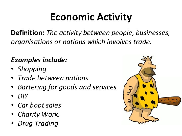 The Economic Problem Economic Resources AS Economics Unit