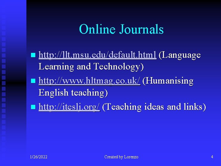 Interesting English Teaching Sites Web Quest 1262022 Created