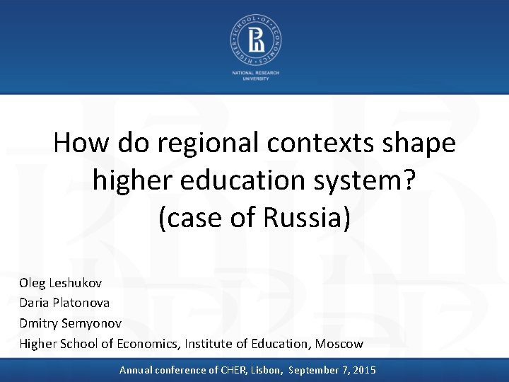 How do regional contexts shape higher education system