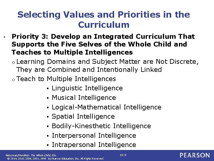 CHAPTER 16 Developing the Whole Child Becoming the