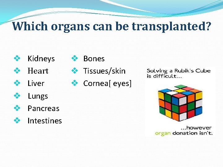 Medical Education Drug Department Organ Donation Overview What