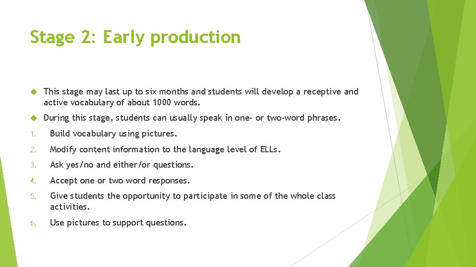 English Language Learners From Morocco English Language Learners