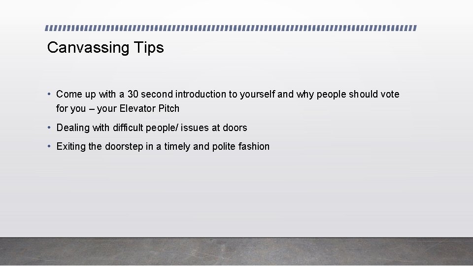 Campaigning 101 Nuts and Bolts Margaret Johnston Sue