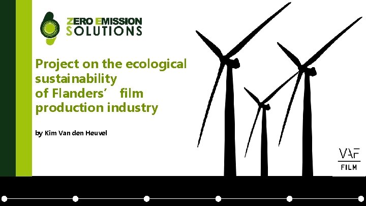 Project on the ecological sustainability of Flanders film
