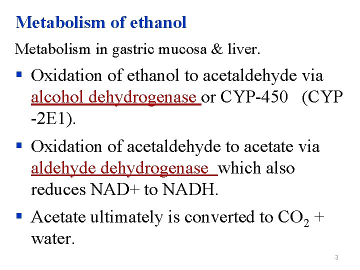 Alcohol and the brain Prof Hanan Hagar Pharmacology