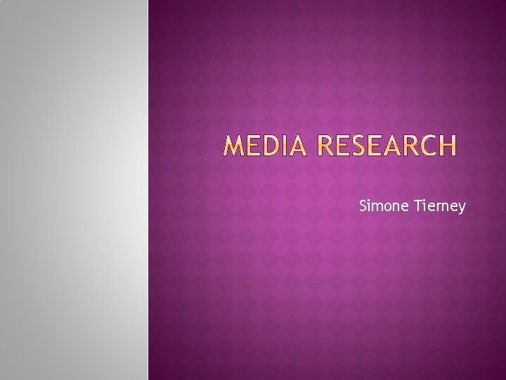 Simone Tierney What the magazines includes Mast head