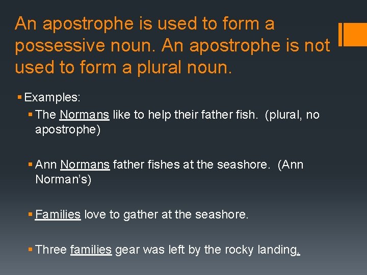 Lesson 12 The Long Bike Ride Possessive Nouns