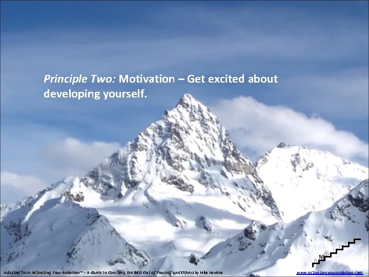 ACTIVATING YOUR AMBITION Adapted from Activating Your Ambition
