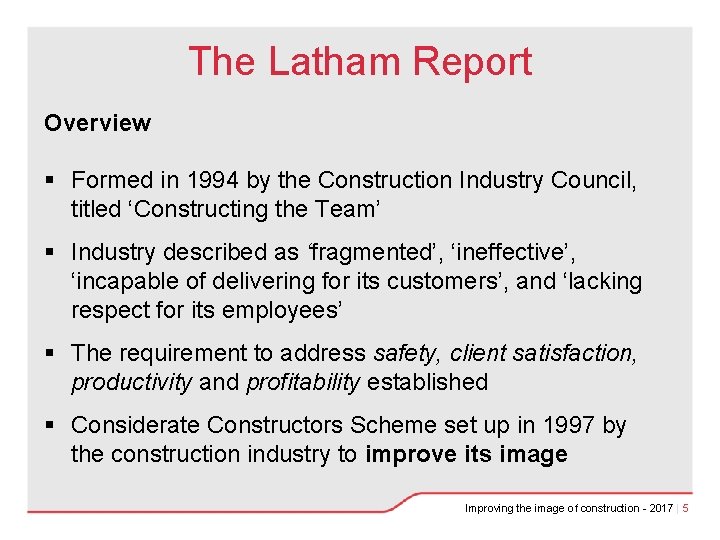 Considerate Constructors Scheme Student Presentation Academic Year 20172018