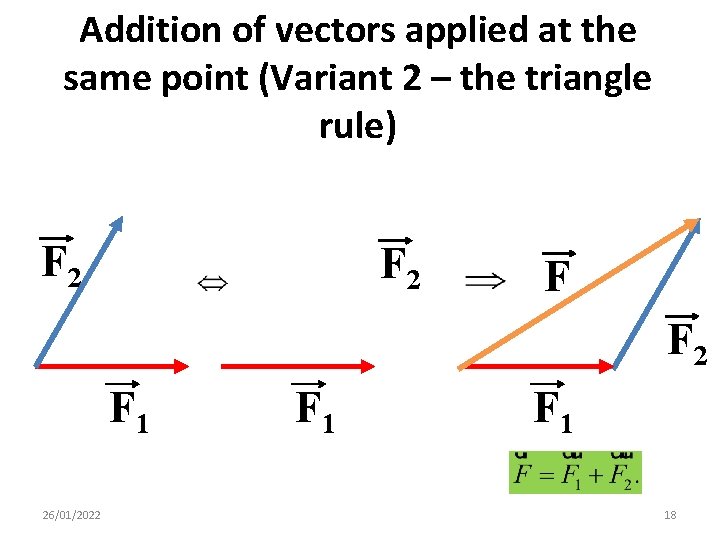 Theoretical Mechanics Statics Practical Lesson 1 Vector Algebra