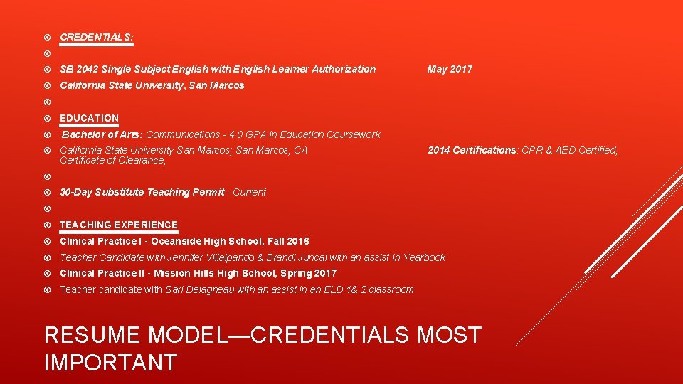 WELCOME TO CP I JOB SEARCH DECEMBER 1