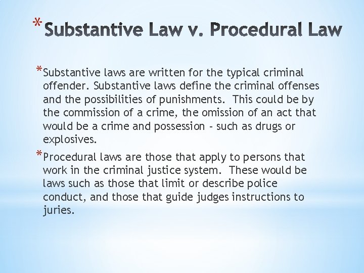 Unit I Lecture Basics of Criminal Law and