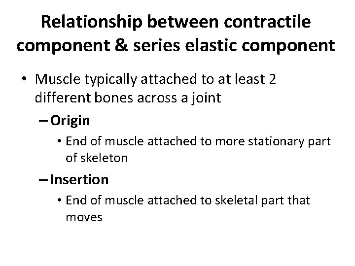 Skeletal Muscle Mechanics Dr Mohammed Sharique Ahmed Quadri
