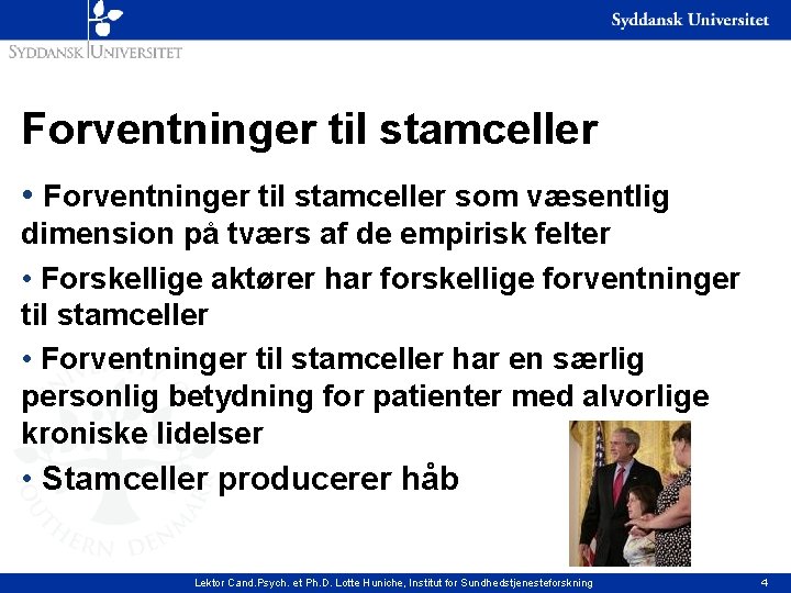 En etisk problemstilling i den regenerative medicin Hvad