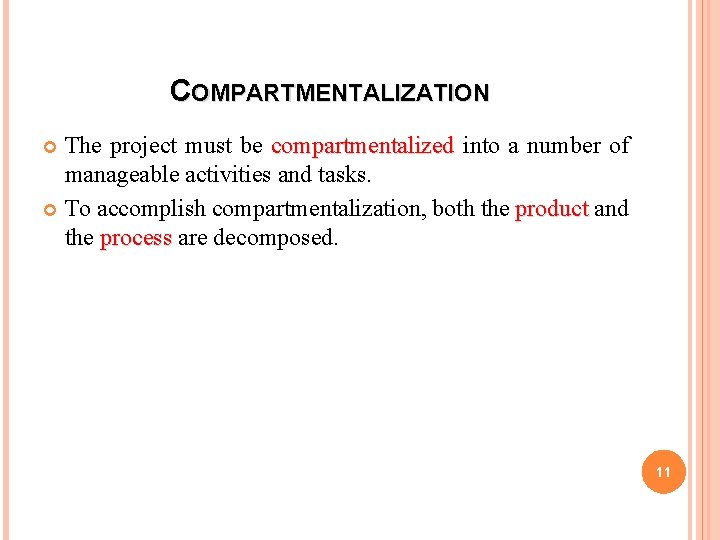 MODULE6 1 CONTENT PROJECT SCHEDULING AND TRACKING Basic