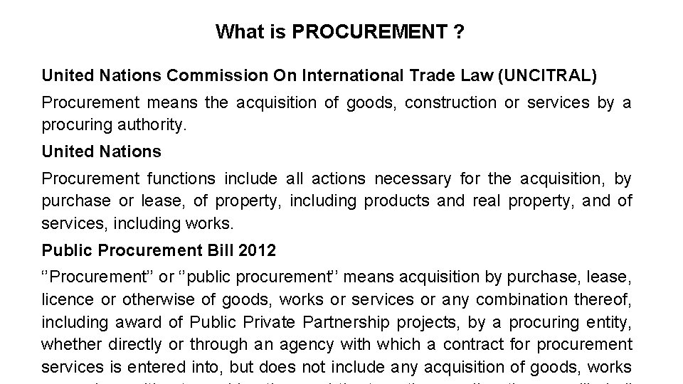 Introduction to Public Procurement by V K Mathur