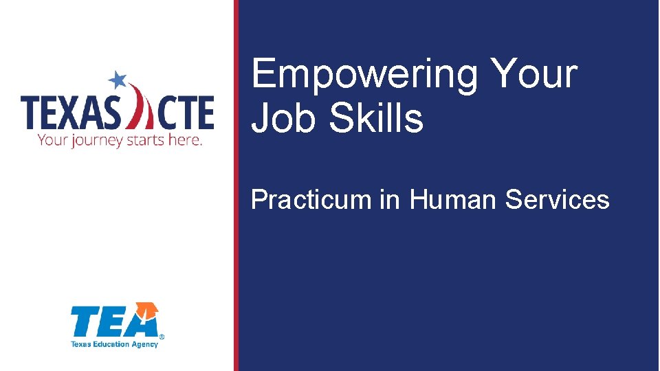 Empowering Your Job Skills Practicum in Human Services