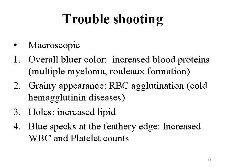 Examination of Peripheral Blood Smear Dr S Homathy