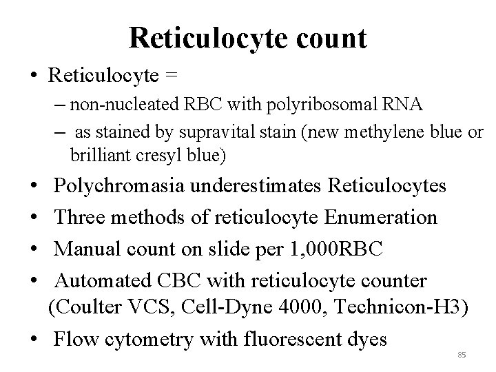 Examination of Peripheral Blood Smear Dr S Homathy
