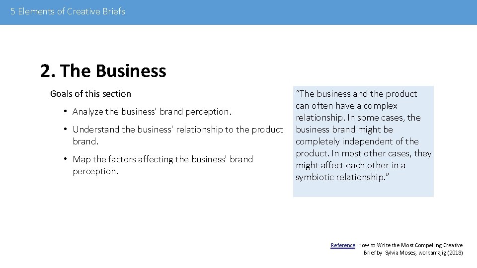 CREATIVE BRIEF Inspiring creativity and keeping teams and