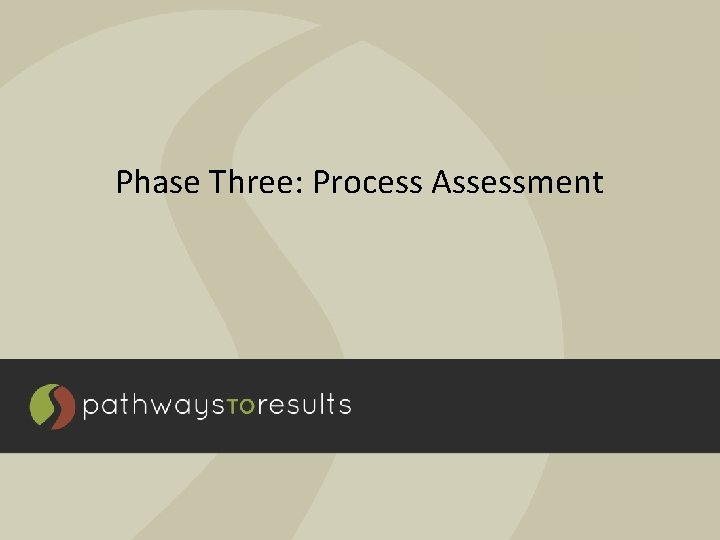 Phase Three Process Assessment During the writing of