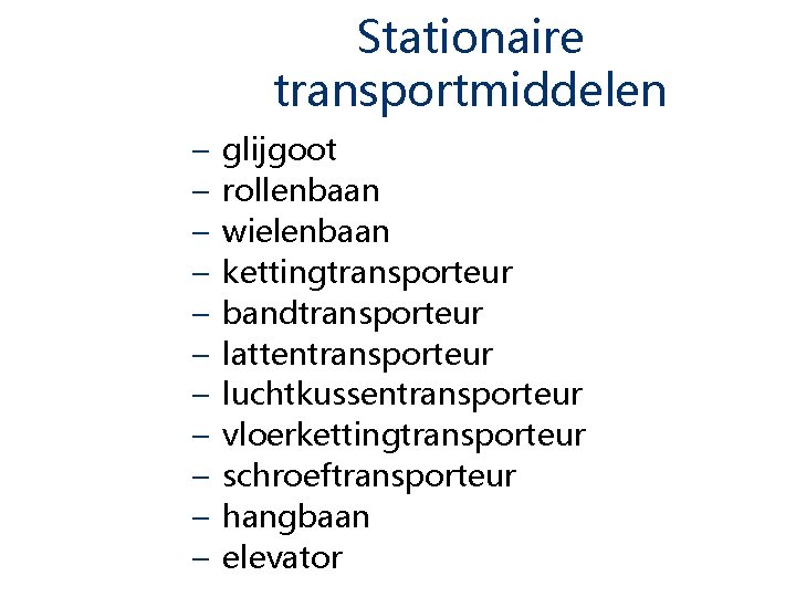 Terugblik Les 2 Terugblik Wat hebben we in