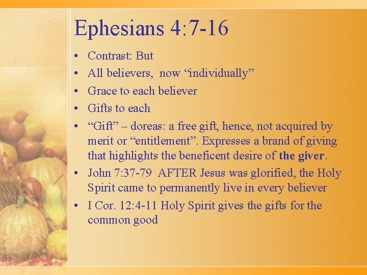 Ephesians Lesson 7 Ephesians 4 7 16 Contrast