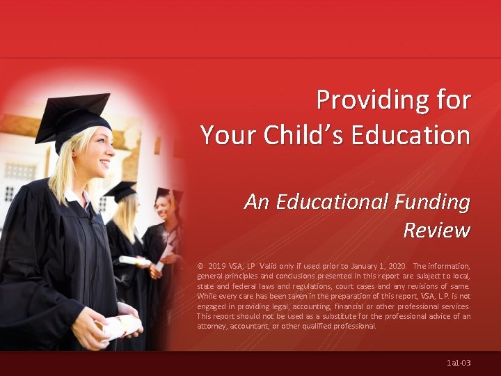 Providing for Your Childs Education An Educational Funding