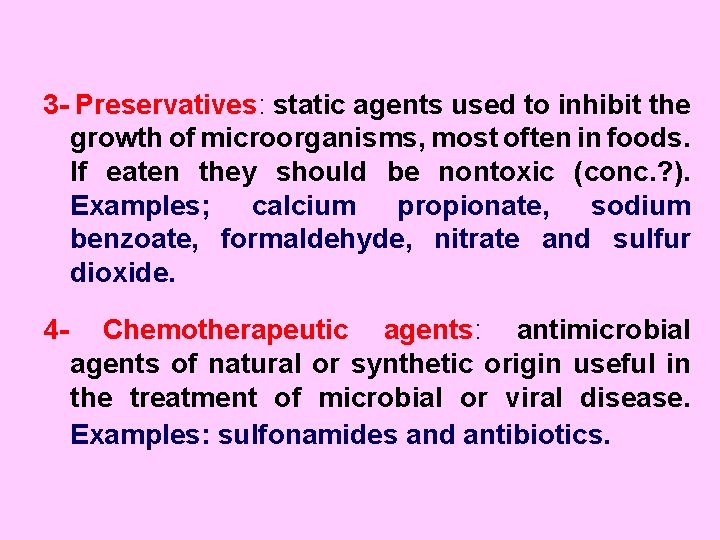 BACTERIOLOGY 6 BACTERIAL GROWTH INHIBITION Prof Dr Waiel