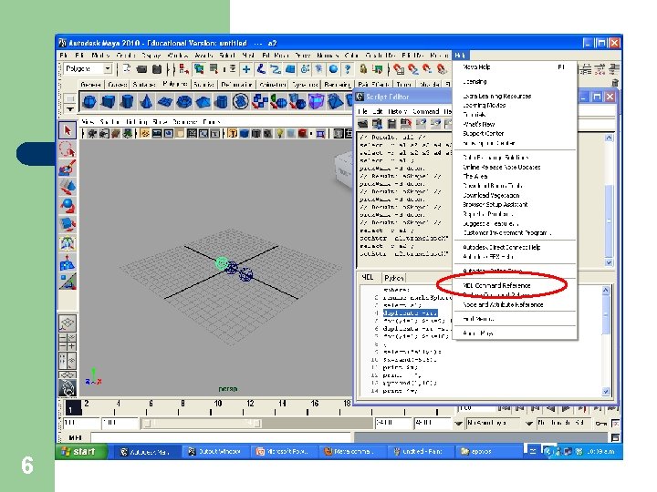Uso de MEL Maya Embedded Language Para Nmeros