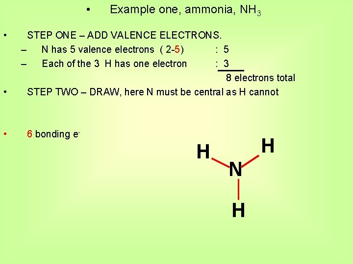 VSEPR covalent structure The COVALENT BOND 1 2