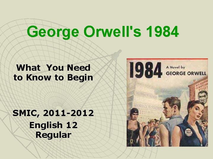 George Orwells 1984 What You Need to Know
