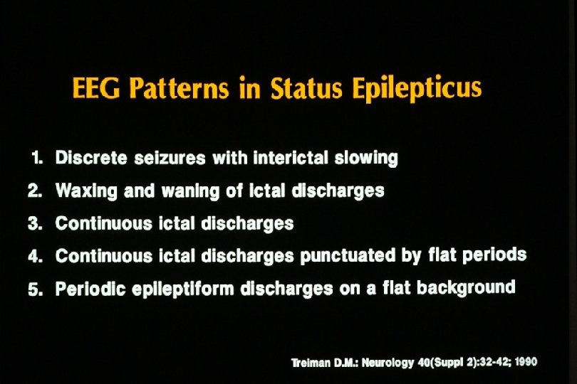 Status Epilepticus Clinical Features Pathophysiology and Treatment Craig