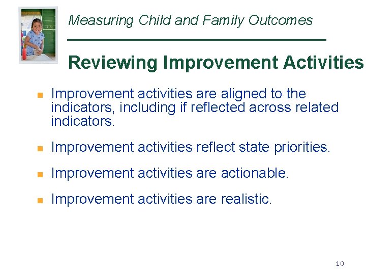 Using Data for Program Improvement Christina Kasprzak NECTACECO