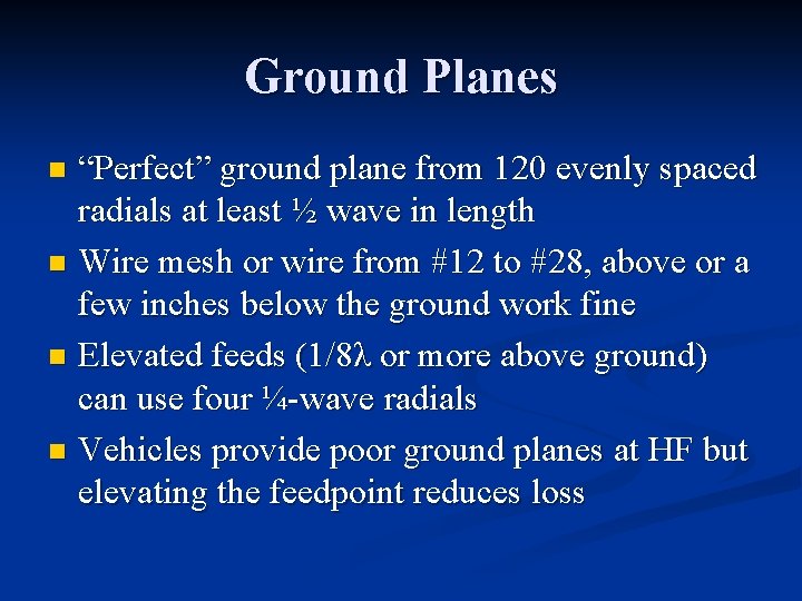 Antennas Demystified Scott Honaker N 7 WLO Importance