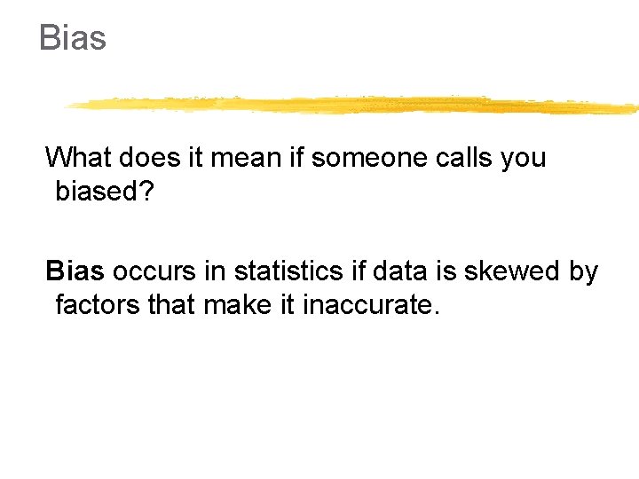 Sample Surveys Notes Sample Vocabulary Population the entire
