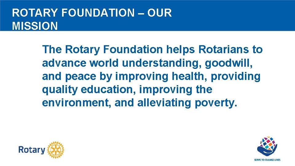 The Rotary Foundation WEBINAR District 5040 Presenters Del