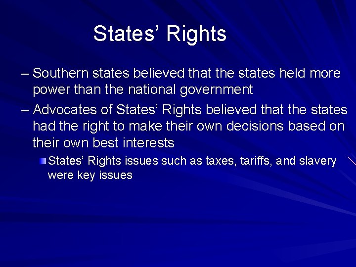 Chapter 3 Background to the Conflict PreCivil War