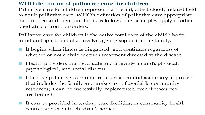 GLOBAL PALLIATIVE CARE Joseph Lowy MD Clinical Professor