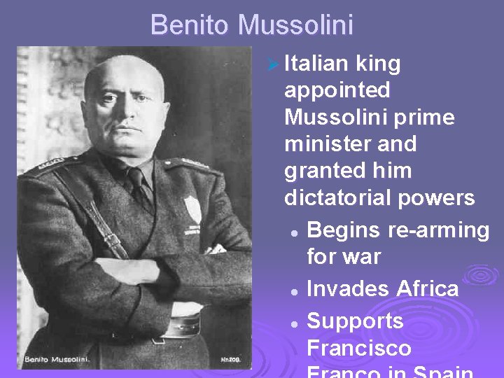 WWII 1939 1945 Leaders and Causes Notes Causes