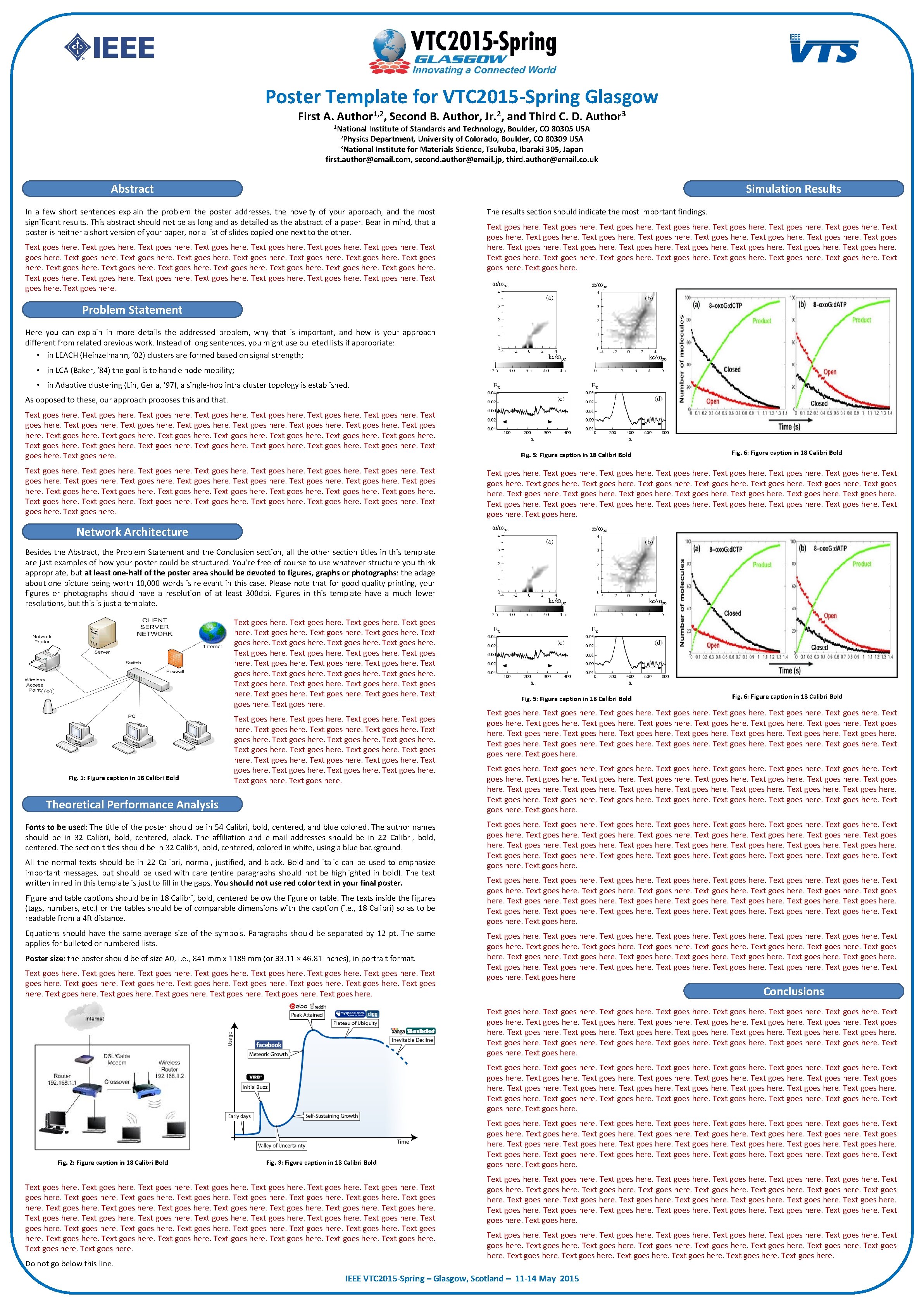 Poster Template for VTC 2015 Spring Glasgow First