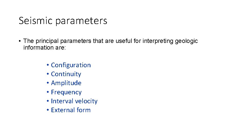 Seismic Stratigraphy 4 th Grade Geophysics Class 2019